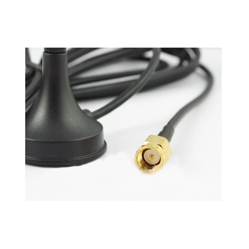 Antena 433MHz 5dBi z przewodem i złączem SMA (magnetyczna) - sklep Kamami