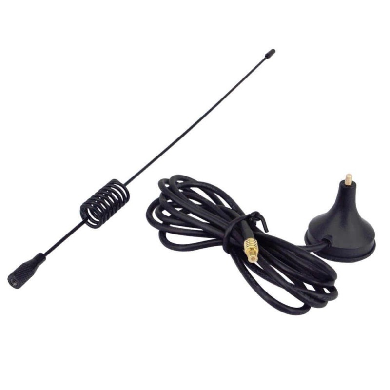 1090MHz 3.5dBi antenna with cable and MCX connector (magnetic) - Kamami ...