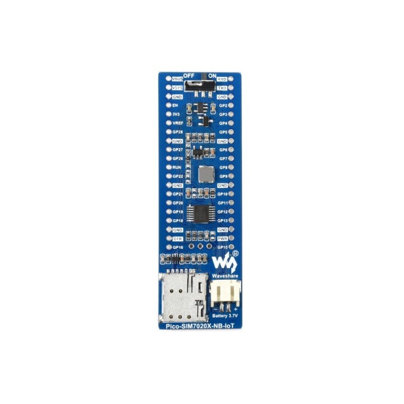Nakładka Pico-SIM7020E-NB-IoT z modułem NB-IoT SIM7020E do Raspberry Pi Pico - Waveshare 19622 ...