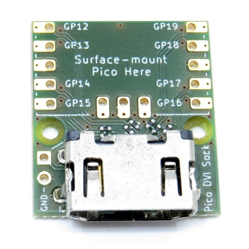 Pico DVI Sock - adapter ze złączem DVI do Raspberry Pi Pico - sklep Kamami