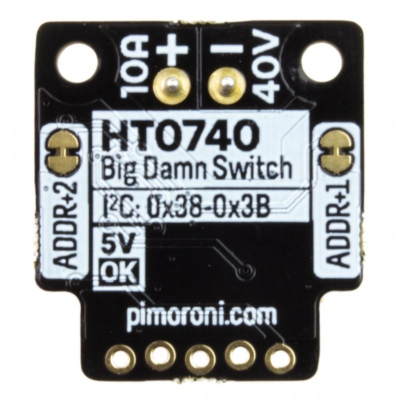 HT0740 40V/10A Switch Breakout - 40V/10A switch module with MOSFET ...