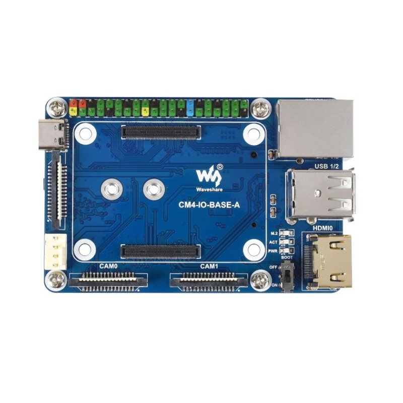 Baseboard CM4-IO-BASE-A for Raspberry Pi CM4 - Waveshare 19887 - Kamami ...