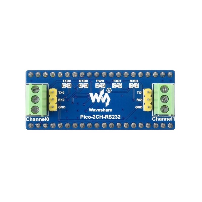 Pico-2CH-RS232 UART-RS232 module for Raspberry Pi Pico - Waveshare 19979 - Kamami on-line store