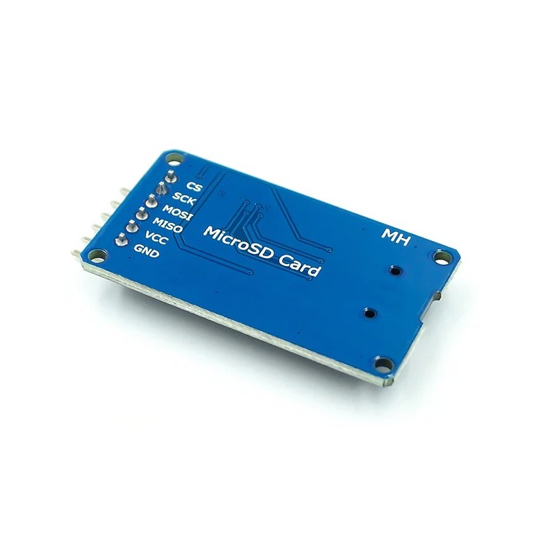MicroSD memory card reader module with a logical level converter ...