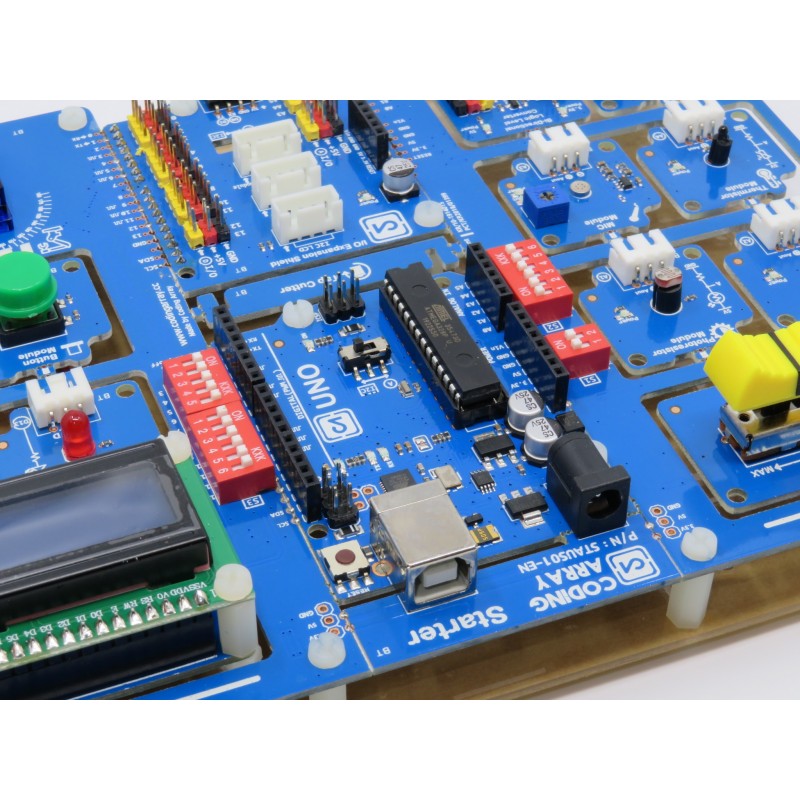 Coding Array Kit - starter kit with board compatible Arduino UNO ...