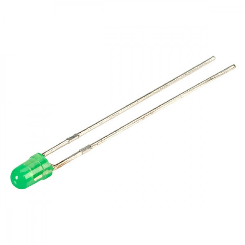 LED 3mm green - 1000 pcs. - Kamami on-line store