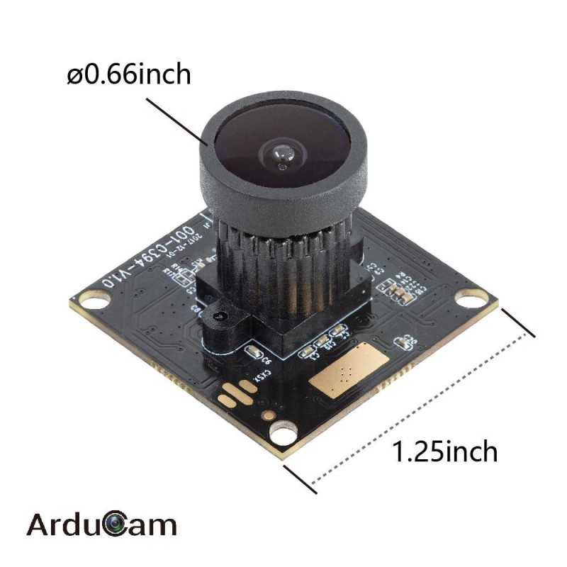 ArduCAM 1080P HD Wide Angle WDR USB Camera - 2MP USB camera with AR0230 ...
