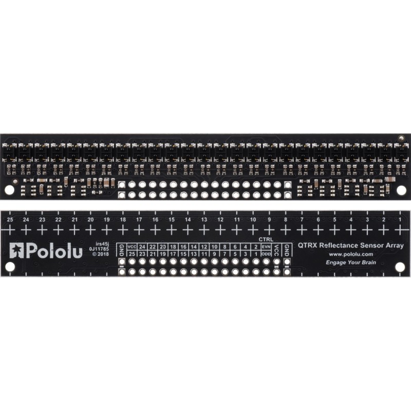 QTRX-HD-25A - module with 25 reflectance sensor with analog output ...