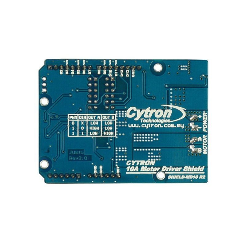 MD10 DC Motor Driver Shield 10A 7V-30V - moduł rozszerzeń ze ...