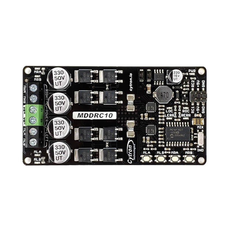 MDDRC10 DC Motor Driver 10A 7V-30V - 2-channel DC motor driver - Kamami ...