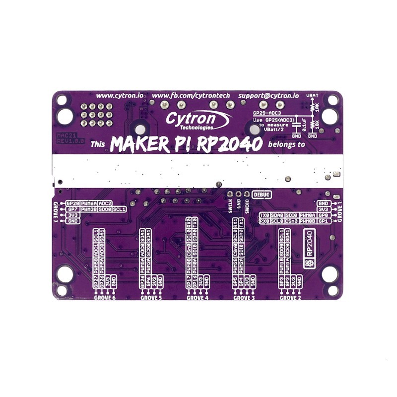 Maker Pi RP2040 - development board with RP2040 microcontroller ...