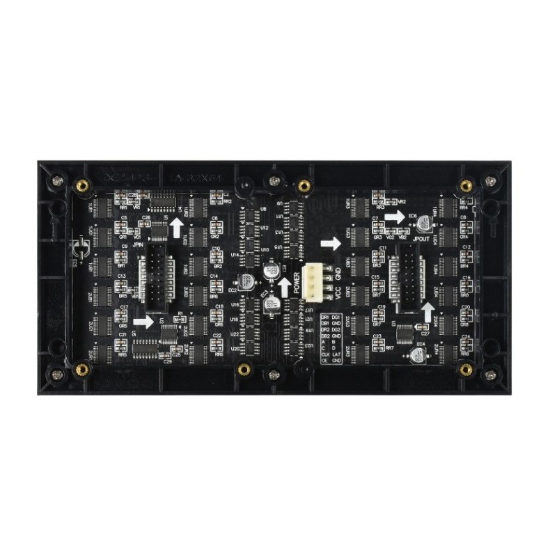 RGB LED matrix display 64x32 for Raspberry Pi Pico - Waveshare 20591 ...