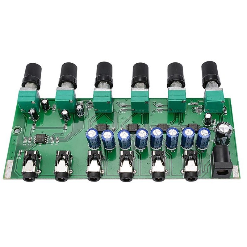 2-channel stereo audio mixer module with four outputs - Kamami on-line ...