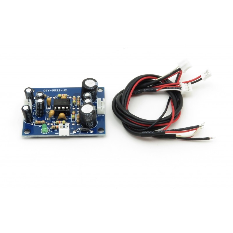 Audio preamplifier module with NE5532 chip - Kamami on-line store