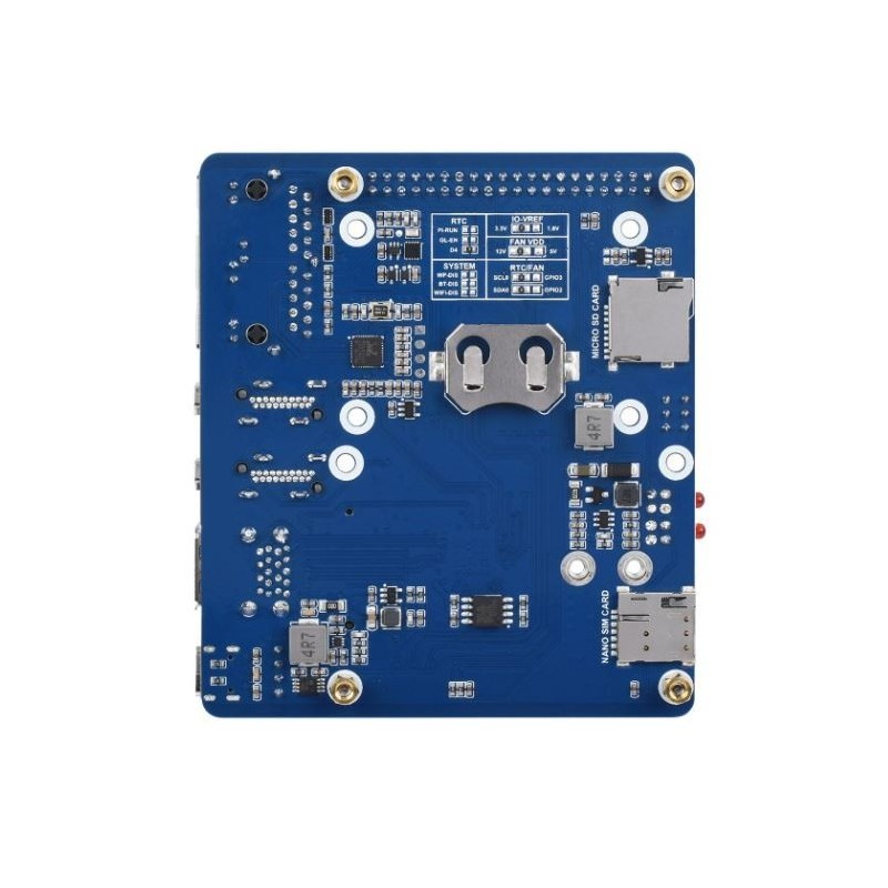 CM4-DUAL-ETH-4G/5G-BASE baseboard for Raspberry Pi CM4 modules ...