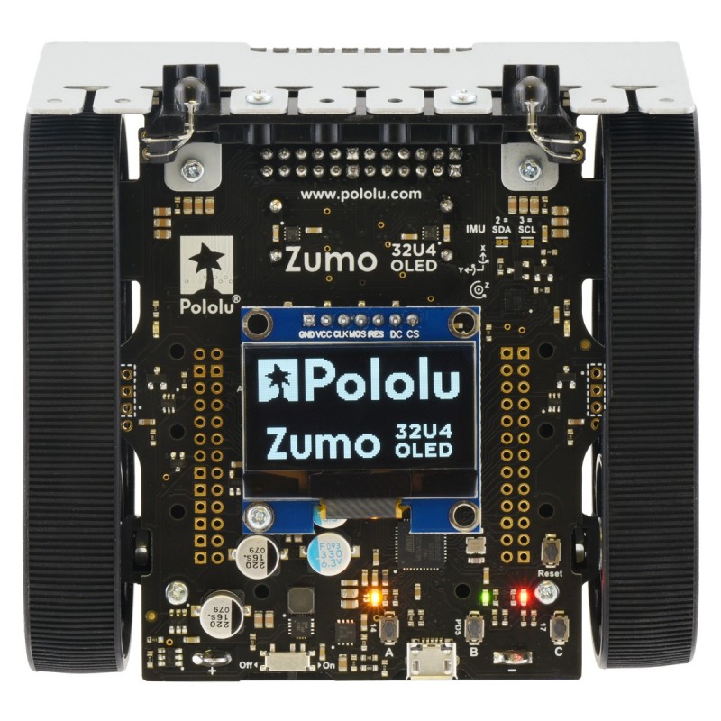 Zumo 32U4 OLED Robot Kit - zestaw do budowy robota minisumo (bez ...