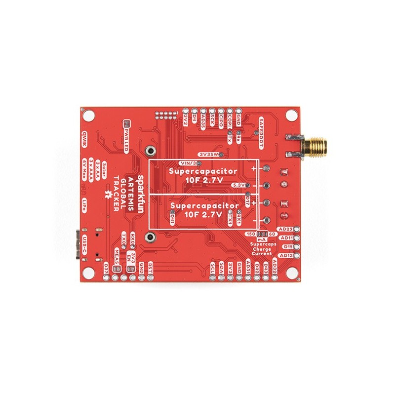 Artemis Global Tracker - board with Artemis chip, GNSS module and ...