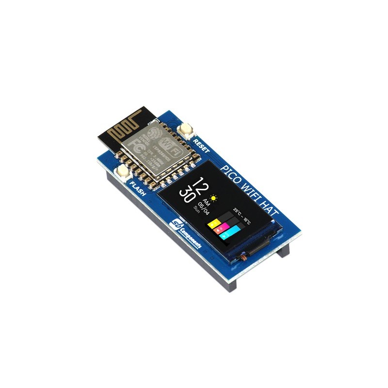 Pico WiFi HAT - WiFi module with ESP8266 for Raspberry Pi Pico - Kamami ...