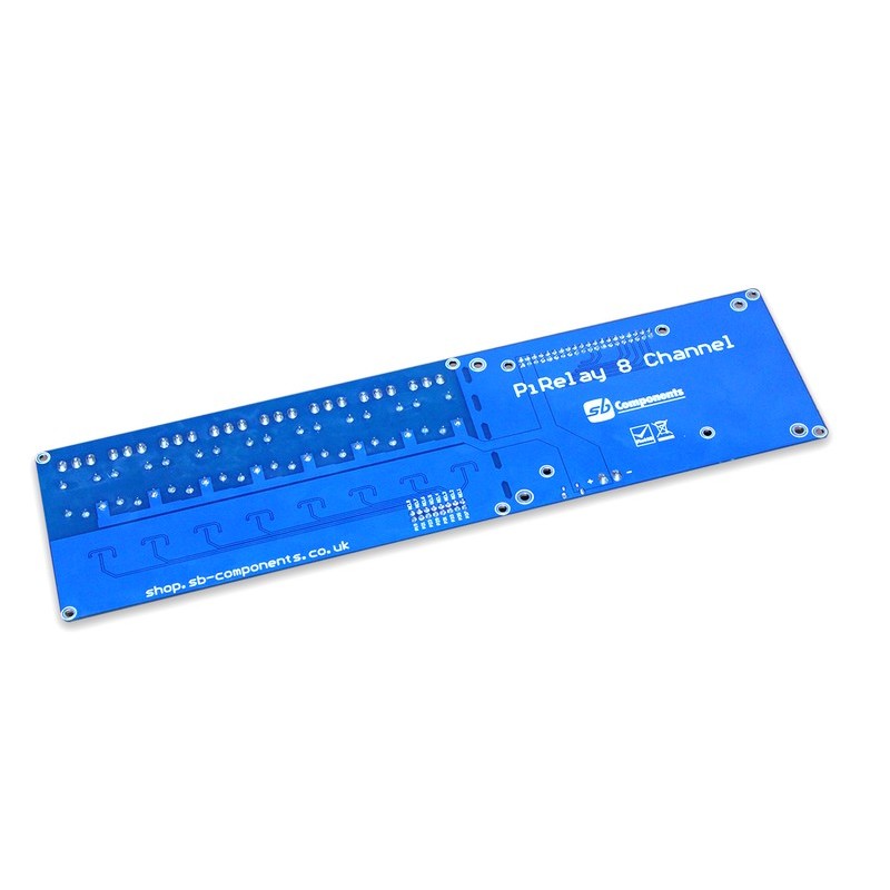 PiRelay 8 - 8-channel module with relays for Raspberry Pi + display ...