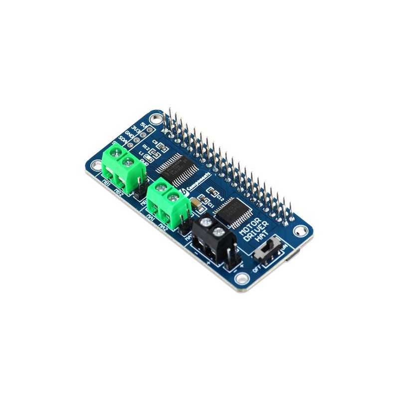 Motor Driver HAT - a module with a 2-channel DC motor driver for ...