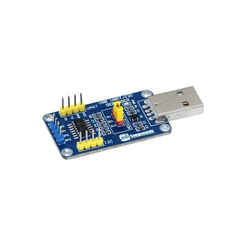 USB UART/I2C Debugger - USB-UART/I2C converter with MCP2221 chip ...