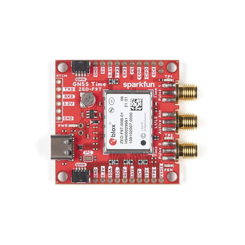 GNSS Timing Breakout - moduł GNSS z układem ZED-F9T - sklep Kamami