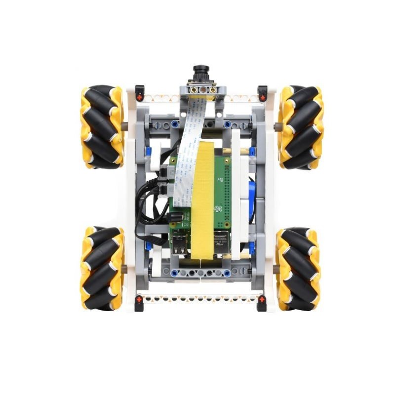 BuildMecar-Kit-B robot kit for Mecanum robot with Raspberry Pi - Waveshare 21646 - Kamami on ...