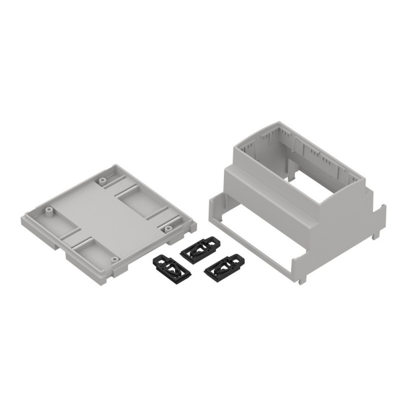 ZD1005J ABS V0 - Din rail enclosure ZD1005 lightgray ABS V0 - Kamami on-line store