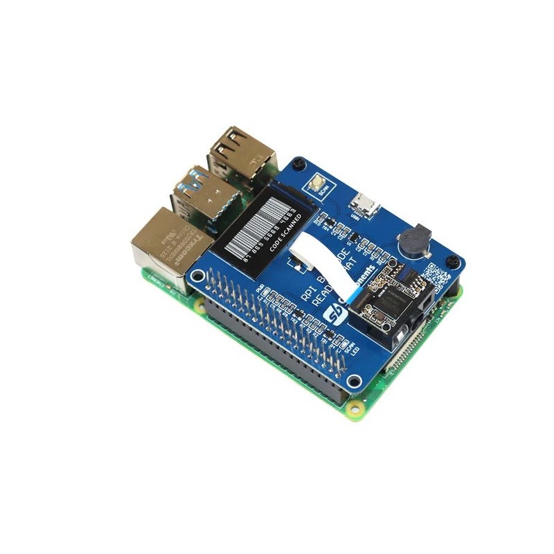 Barcode HAT - module with barcode scanner for Raspberry Pi - Kamami on ...