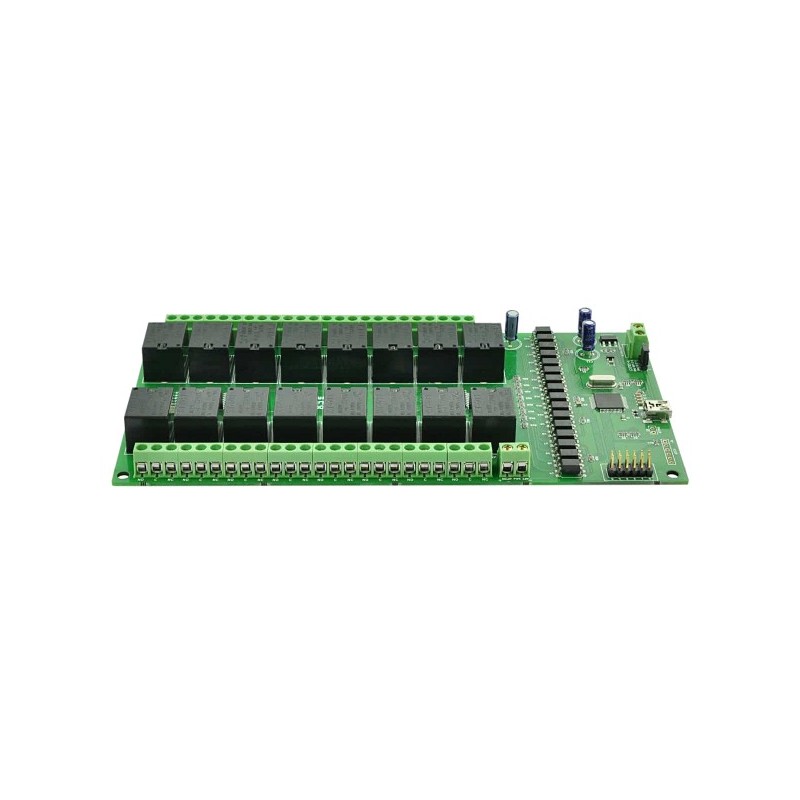 16 Channel USB Relay Module - a module with 16 relays and a USB ...