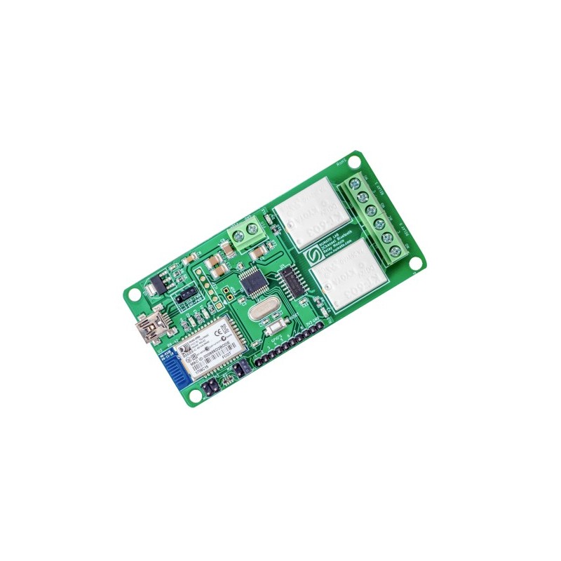 2 Channel Bluetooth Relay Module - module with 2 12V relays and ...