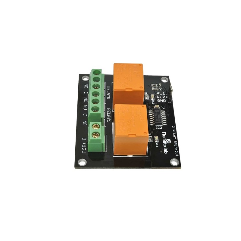 2 Channel Relay Controller Board - module with 2 relays - Kamami on ...