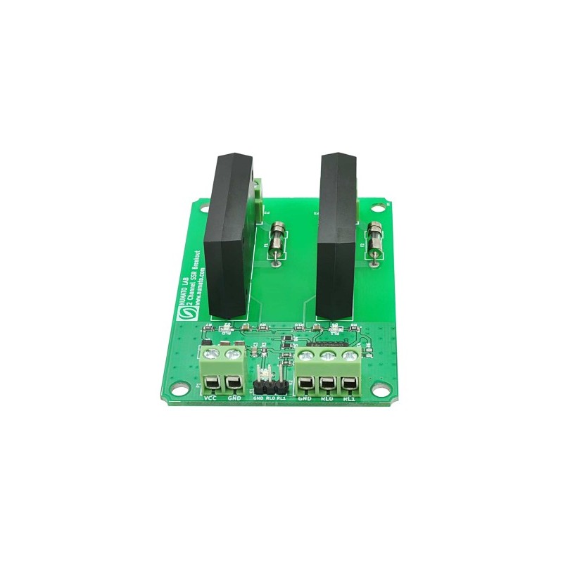 2 Channel Solid State Relay Controller Board - moduł z 2 przekaźnikami ...