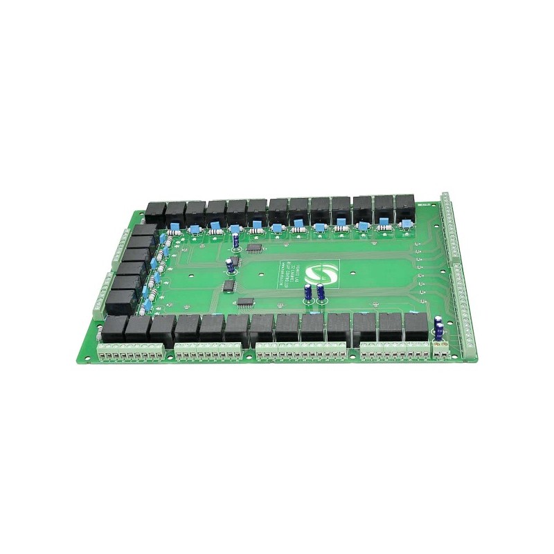 32 Channel Relay Controller Board - a module with 32 relays - Kamami on ...