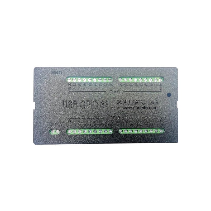 32 Channel USB GPIO Module - 32-channel IO expander with USB communication + enclosure - Kamami ...
