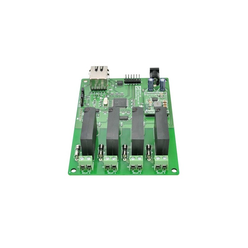 4 Channel Ethernet Solid State Relay Module - module with 4 SSR DC ...