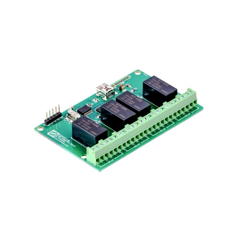 4 Channel USB Powered Relay Module - module with 4 relays and USB ...