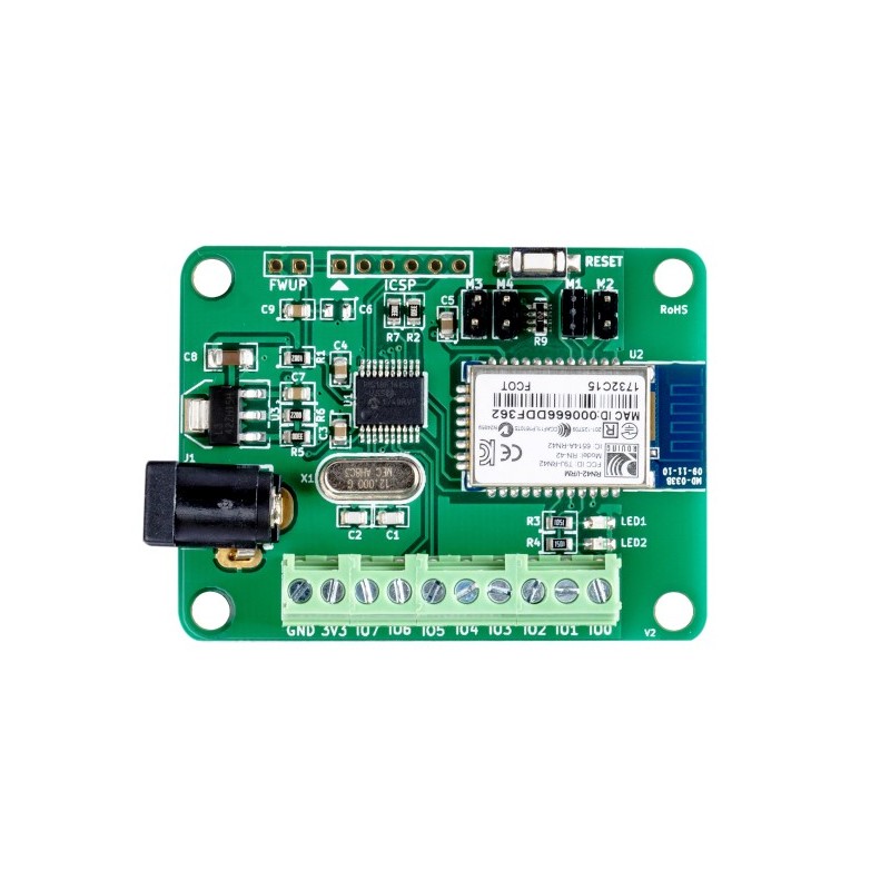 8 Channel Bluetooth GPIO Module - 8-kanałowy ekspander IO z komunikacją Bluetooth - sklep Kamami