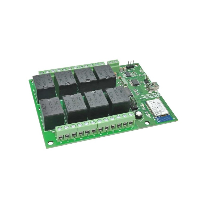 8 Channel Bluetooth Relay Module - module with 8 12V relays and ...
