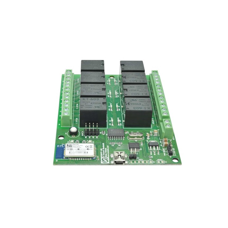 8 Channel Bluetooth Relay Module - module with 8 12V relays and ...