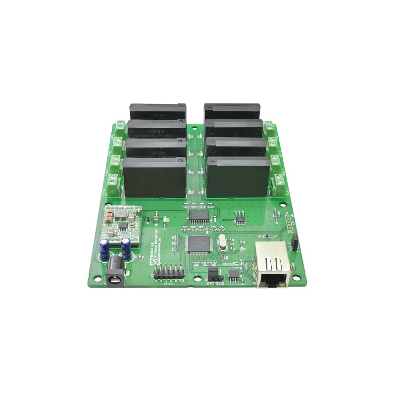 8 Channel Ethernet Solid State Relay Module - module with 8 SSR DC ...