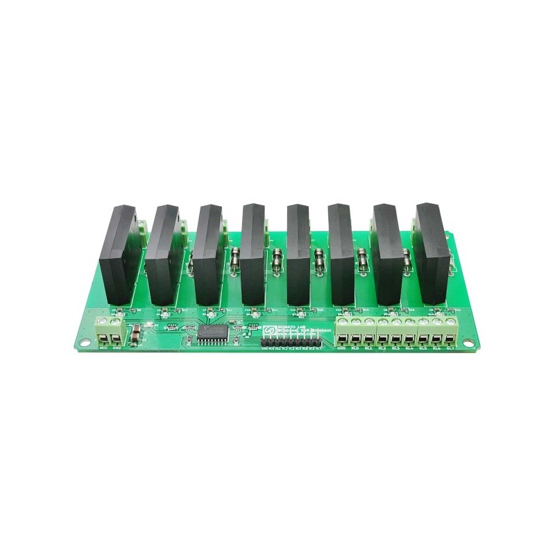 8 Channel Solid State Relay Controller Board - moduł z 8 przekaźnikami ...