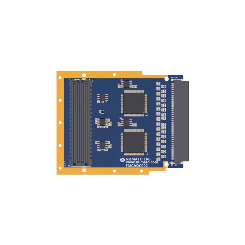 FMCADCX002: Dual AD7616 FMC ADC - expansion module with ADC AD7616 ...