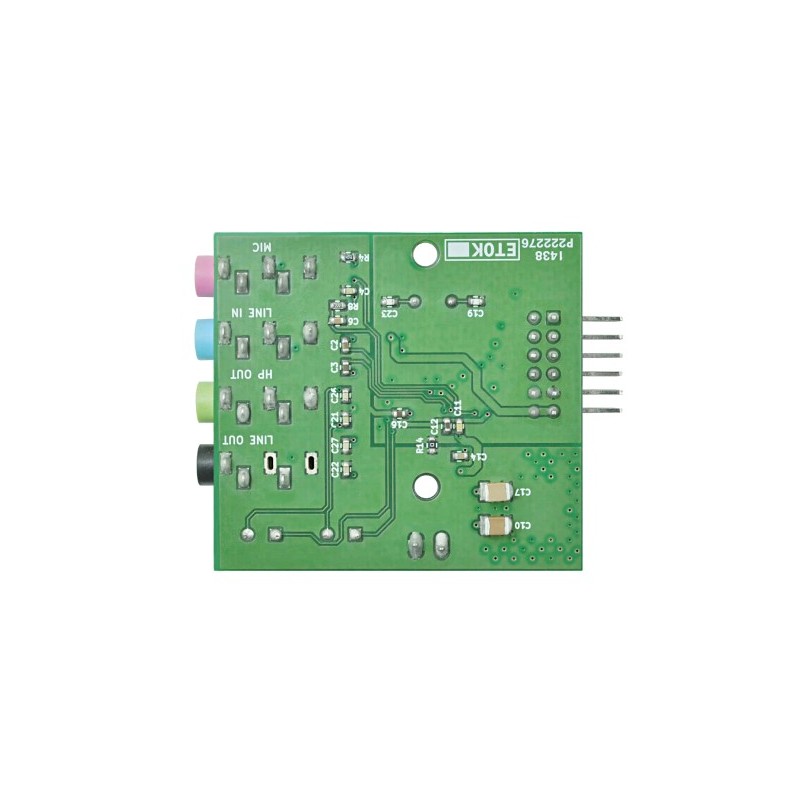 LM4550 AC'97 Stereo Audio Codec - audio expansion module with AC'97 ...