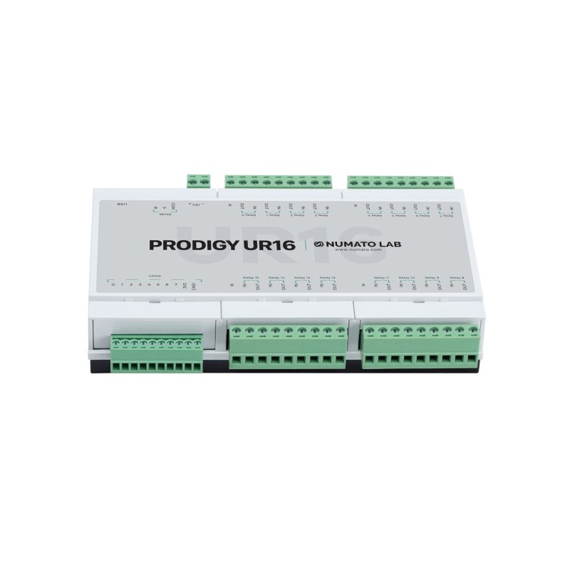 Prodigy UR16 - module with 16 relays and RS485 and USB interface ...