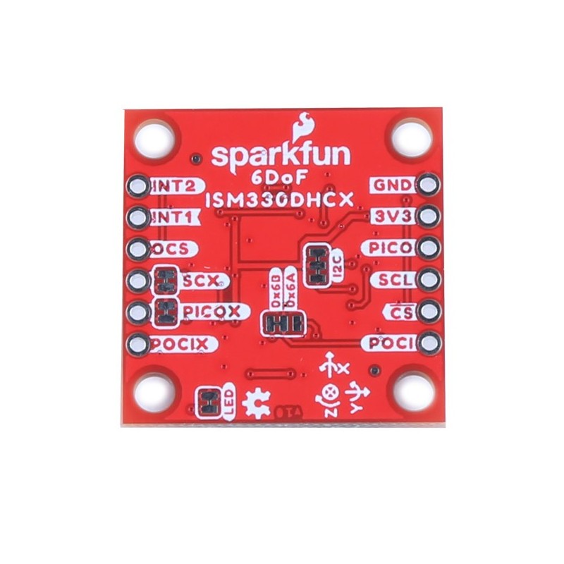 Qwiic 6DoF IMU - a module with a 3-axis accelerometer and a gyroscope ...