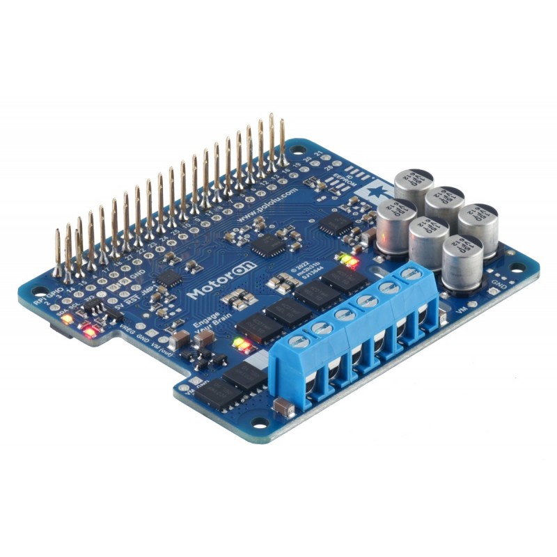 Motoron M2H18v20 Dual High-Power Motor Controller - 2-channel DC motor ...