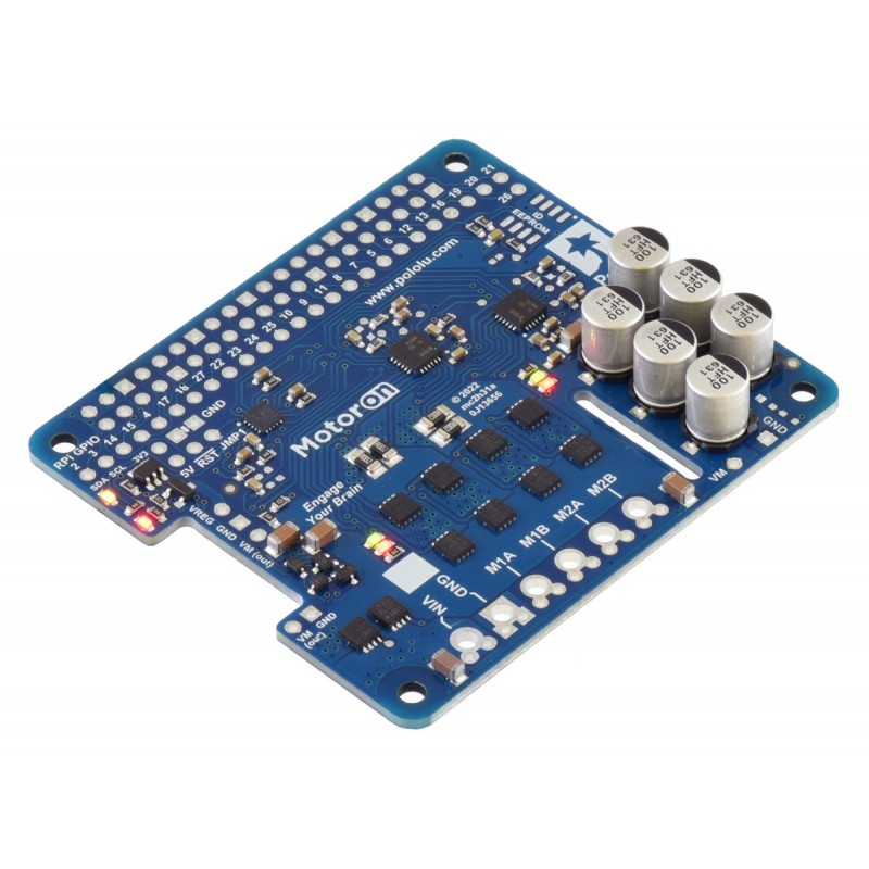 Motoron M2H24v14 Dual High-Power Motor Controller - 2-channel DC motor ...