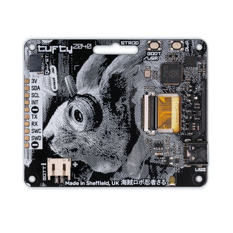 Tufty 2040 - module with LCD display and RP2040 microcontroller ...