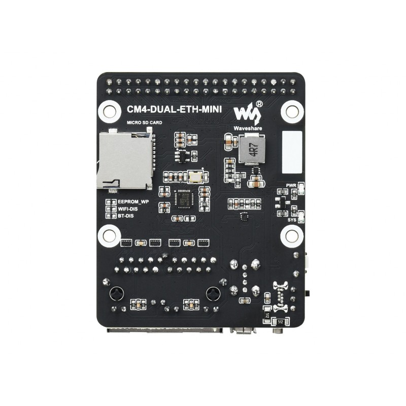 Płytka bazowa CM4-DUAL-ETH-MINI do modułów Raspberry Pi CM4 - Waveshare ...